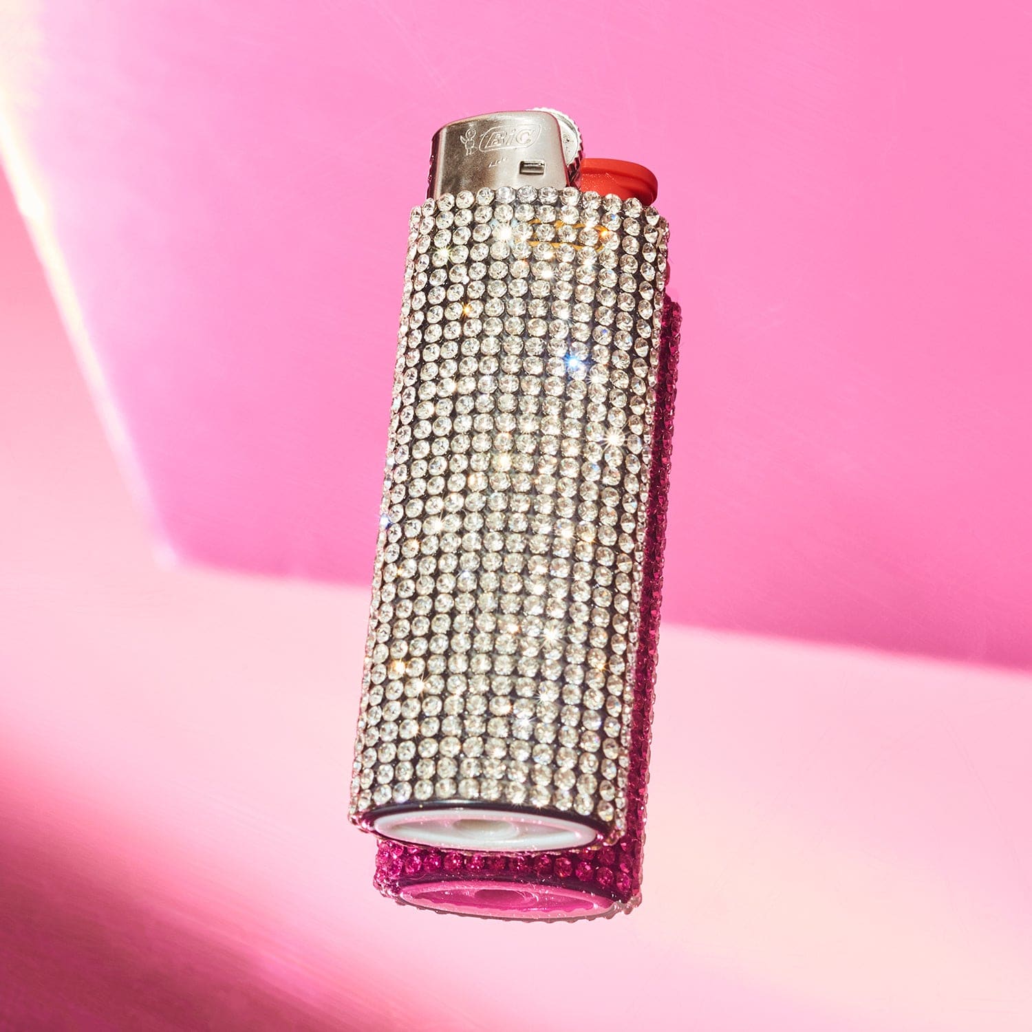Bling Rhinestone Lighter - Silver | Friends NYC Brooklyn, NY