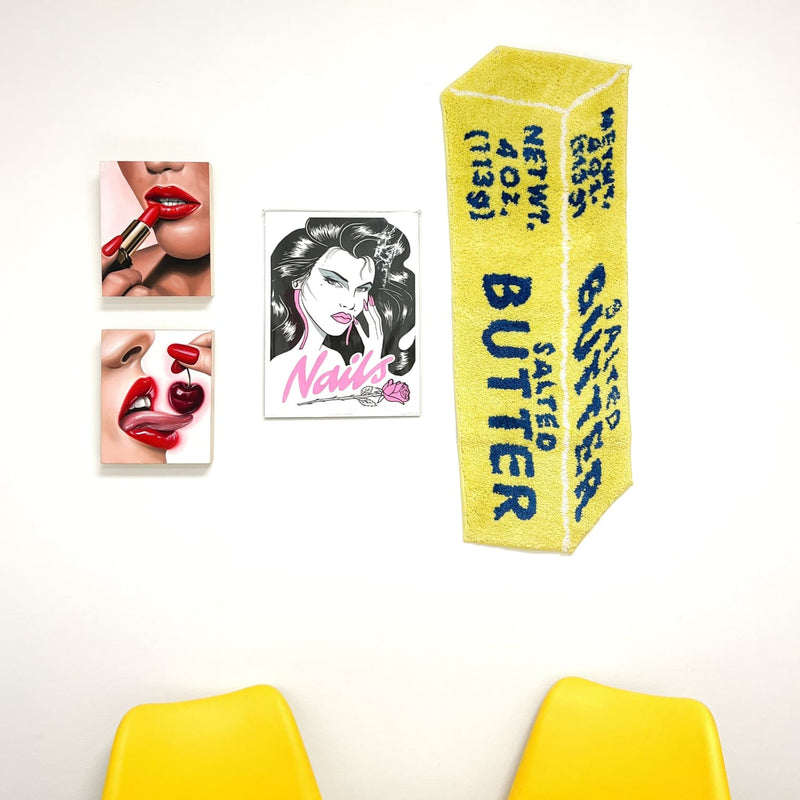 Butter Accent Rug | Indoor Kitchen Rugs, Bath Mat | Friends NYC