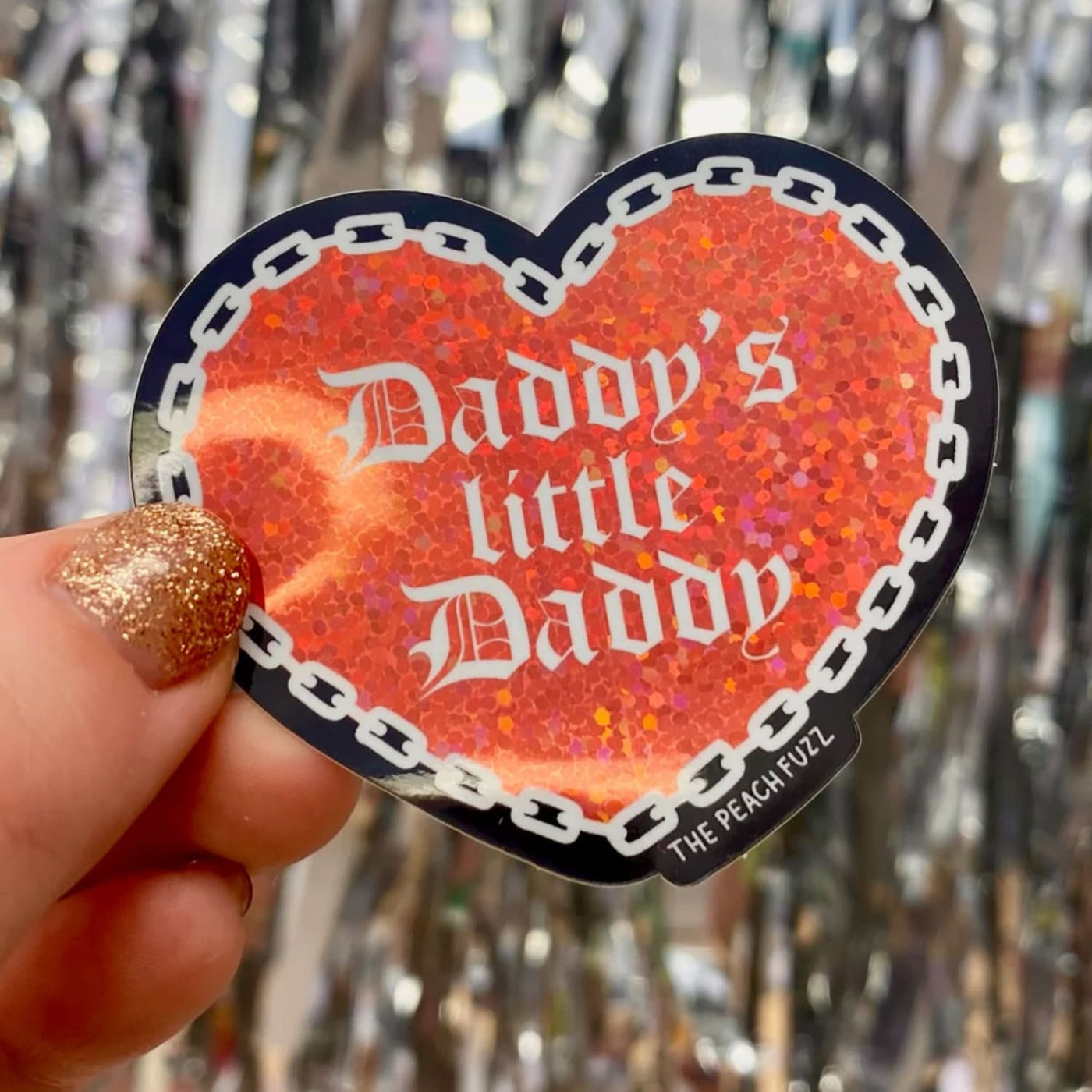 Daddy's Little Daddy Sticker | Vinyl Sticker Laptop, Water Bottle, Car