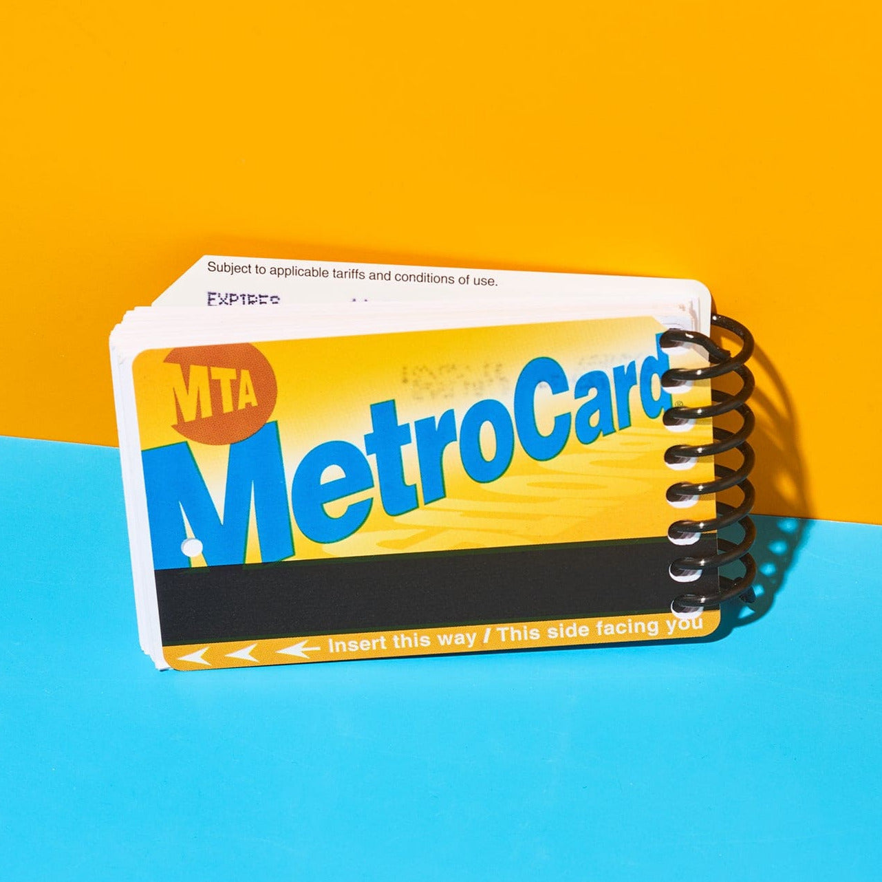 Metrocard Sprial Notebook | Friends NYC Brooklyn, NY