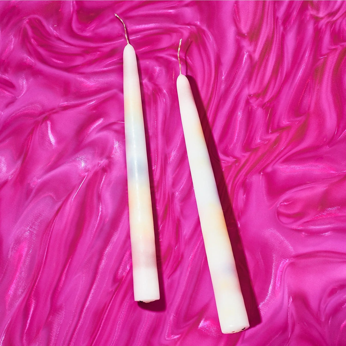 Multi Color Rainbow Drip Candles