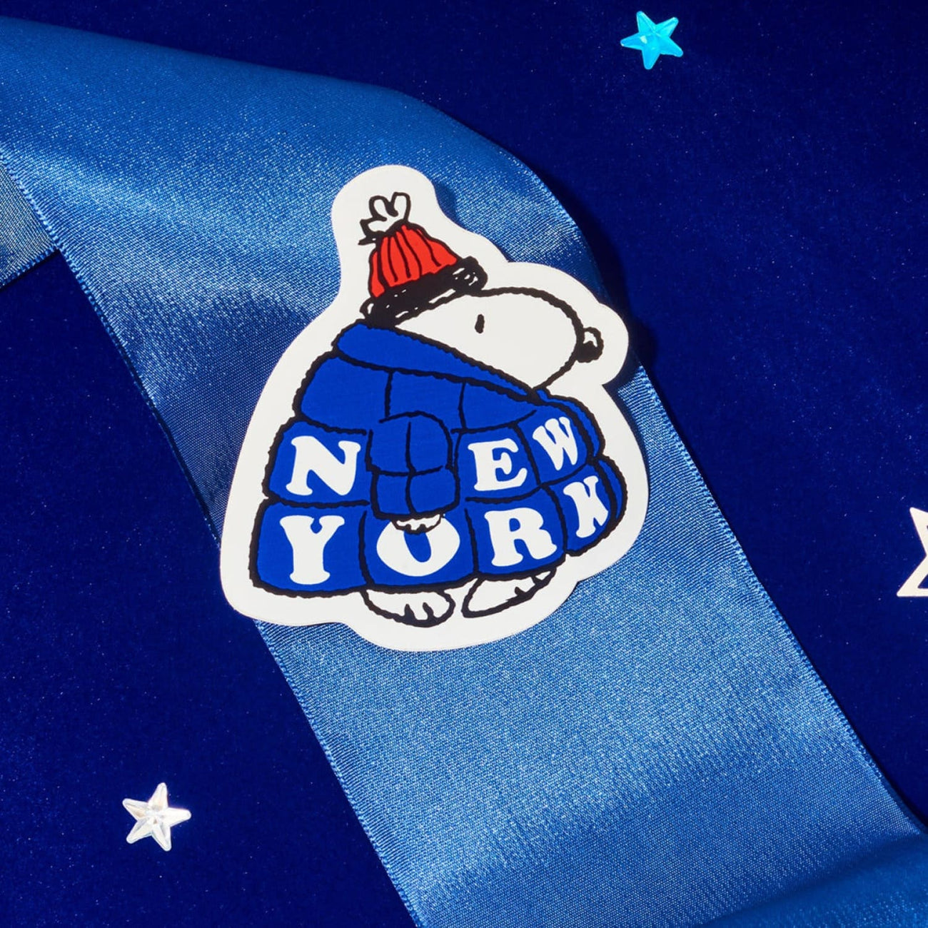 Snoopy NY Puffer Coat Sticker | Peanuts | Friends NYC in Brooklyn, NY