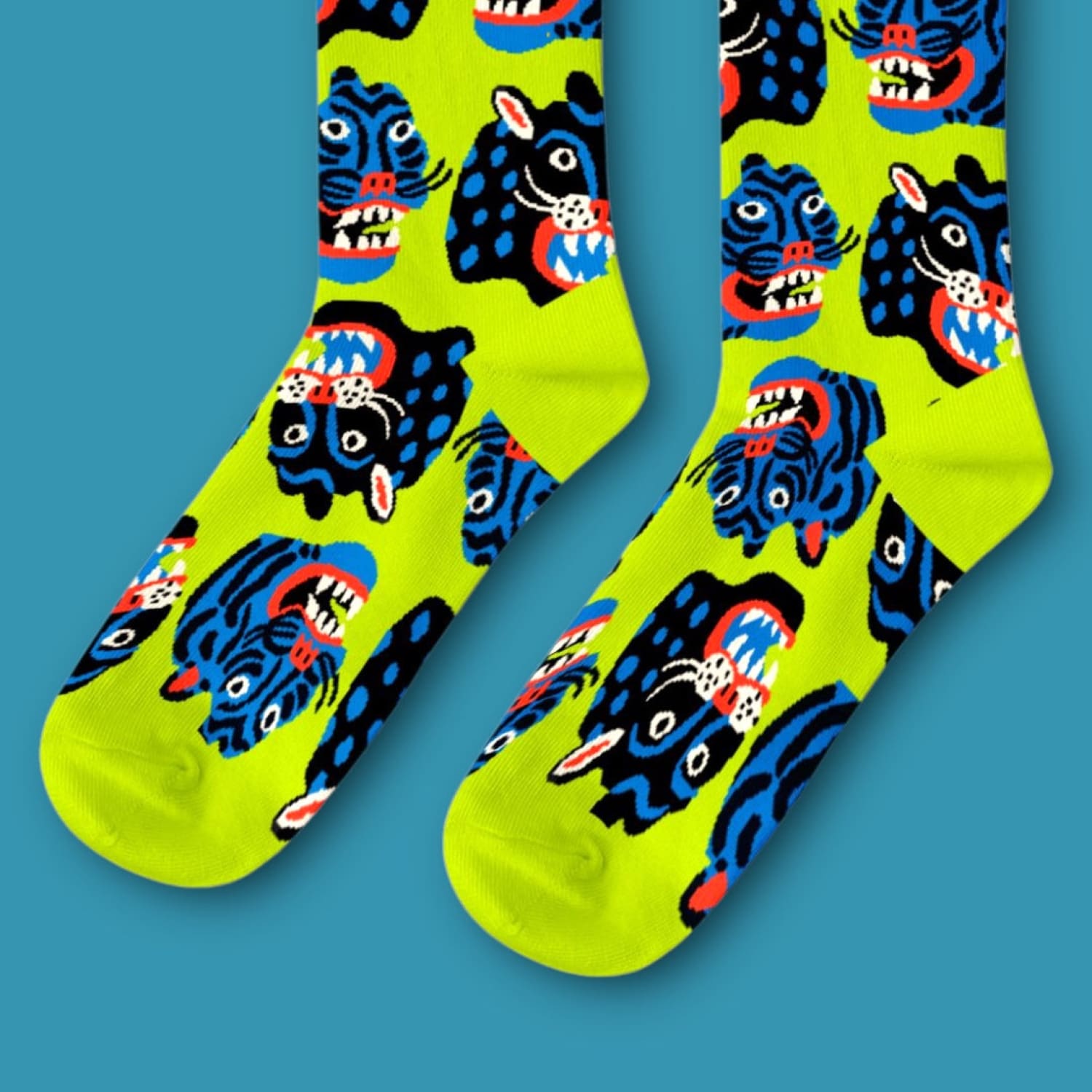 Kristina Micotti Wild Cats Women's Crew Socks | Friends NYC Brooklyn